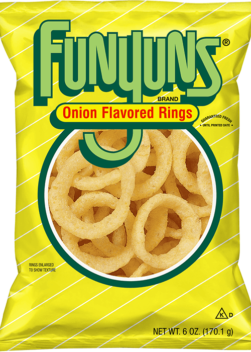 The Facts About Your Favorite Foods and Beverages U.S. Funyuns Onion Flavored Rings Spicy Queso Flavored 6 oz