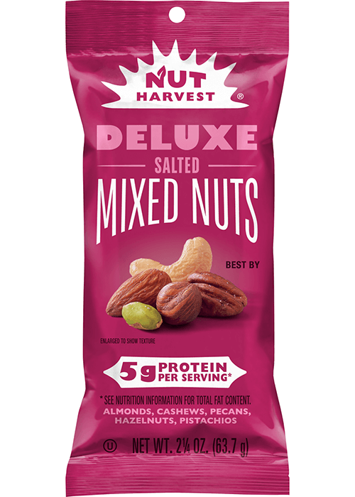 The Facts About Your Favorite Foods and Beverages (U.S.) | Nut Harvest Deluxe Salted Mixed Nuts ...